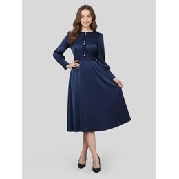 Lapaplus Kleid Damen Gr&ouml;&szlig;e 40 navy Winterkleid