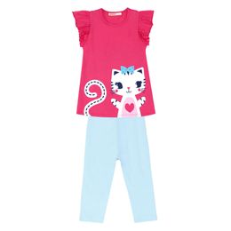 Denokids Set 'Cat' M&auml;dchen Gr&ouml;&szlig;e 122 pink