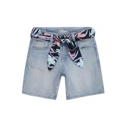 s.Oliver Shorts M&auml;dchen Gr&ouml;&szlig;e 104 blue denim / mischfarben