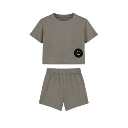 For You Moda Set Jungen Gr&ouml;&szlig;e 134/146 taupe / schwarz