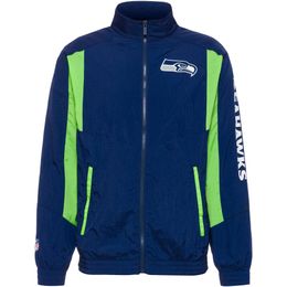 Fanatics Trainingsjacke 'Seattle Seahawks' Herren Gr&ouml;&szlig;e XL blau / gr&uuml;n / wei&szlig;