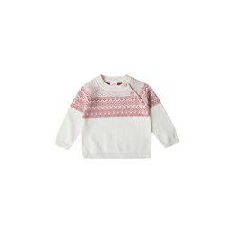 Stellou & Friends Pullover Jungen Gr&ouml;&szlig;e 74/86 pink / wei&szlig;