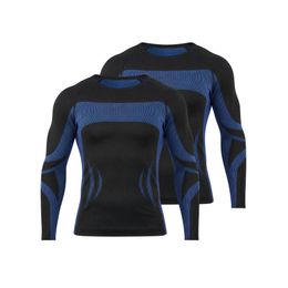 Normani Base Layer Herren Gr&ouml;&szlig;e S/M navy / schwarz