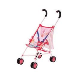 Baby Born Kinderwagen mit Tasche, Puppenwagen pink