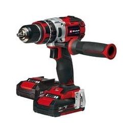 Einhell Professional Akku-Schlagbohrschrauber TE-CD 18 Li i BL, 18Volt rot/schwarz, 2x Li-Ion Akku 2,0Ah, Koffer