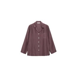 Mango Schlafshirt 'Habo' Damen Gr&ouml;&szlig;e S aubergine