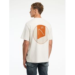 CHASIN' Chasin' Shirt 'Knox' Herren Gr&ouml;&szlig;e XXL creme / orange