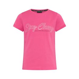 Bruno Banani Lm T-Shirt M&auml;dchen Gr&ouml;&szlig;e 164/170 pink / schwarz / silber
