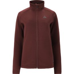 SOS Sportsweatjacke 'Muju' Damen Gr&ouml;&szlig;e XS grau / dunkelrot