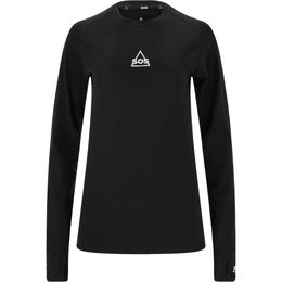 SOS Base Layer 'Nuuk' Damen Gr&ouml;&szlig;e S schwarz / wei&szlig;