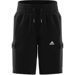 adidas Sportswear Sporthose Jungen Gr&ouml;&szlig;e 164 schwarz / wei&szlig;