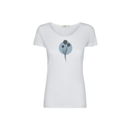 Greenbomb T-Shirt 'Nature Allium ' Damen Gr&ouml;&szlig;e XL hellblau / schwarz / wei&szlig;