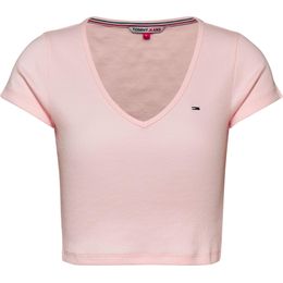Tommy Jeans Shirt Damen Gr&ouml;&szlig;e XS navy / pastellpink / rot / wei&szlig;