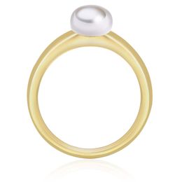 Valero Pearls Ring Damen Gr&ouml;&szlig;e 58 gold / perlwei&szlig;