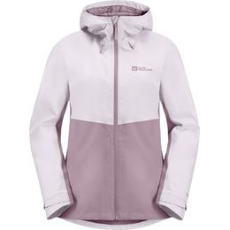 Jack Wolfskin Outdoorjacke 'Weiltal' Damen Gr&ouml;&szlig;e M taupe / pastelllila