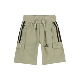 adidas Sportswear Sportshorts 'JAM' Jungen Gr&ouml;&szlig;e 176 gr&uuml;n / schwarz