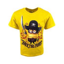 Minions Shirt 'Minions Jersey T-Shirt' Jungen Gr&ouml;&szlig;e 140 zitronengelb