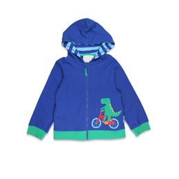 Toby tiger Sweatjacke 'Dinosaurier' Jungen Gr&ouml;&szlig;e 80 blau