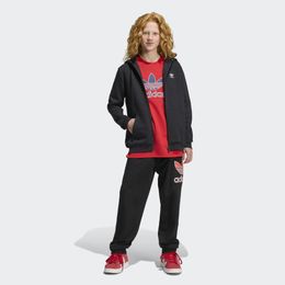 adidas originals Sweatjacke M&auml;dchen Gr&ouml;&szlig;e 140 schwarz / wei&szlig;