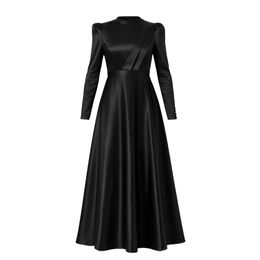 Modamihram Abendkleid Damen Gr&ouml;&szlig;e 44 schwarz Winterkleid
