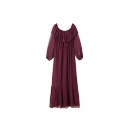 Mango Kleid 'Saba' Damen Gr&ouml;&szlig;e 40 weinrot Winterkleid