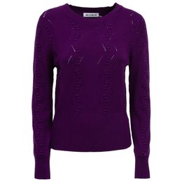 Influencer Pullover Damen Gr&ouml;&szlig;e M lila