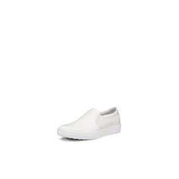 Ecco Slip On 'Soft 60' Herren Gr&ouml;&szlig;e 42 wei&szlig;