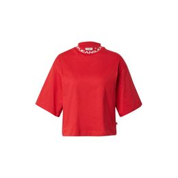 JOOP! Jeans T-Shirt 'Tafi' Damen Gr&ouml;&szlig;e L rot / wei&szlig;
