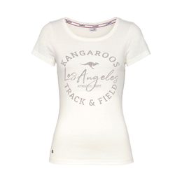 Kangaroos Shirt Damen Gr&ouml;&szlig;e M ecru