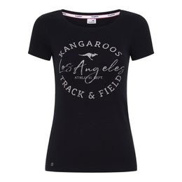 Kangaroos Shirt Damen Gr&ouml;&szlig;e XS/S schwarz / wei&szlig;