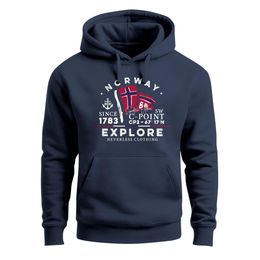 Neverless Sweatshirt 'Norway Explore' Herren Gr&ouml;&szlig;e XXXL navy