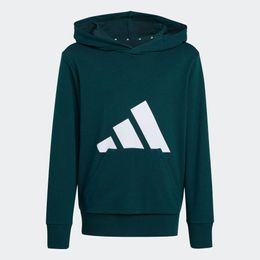 adidas Sportswear Sportsweatshirt 'Essentials' Jungen Gr&ouml;&szlig;e 164 dunkelgr&uuml;n / wei&szlig;