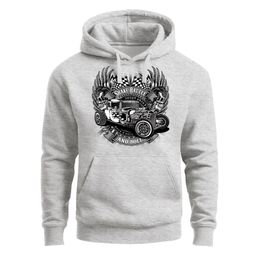 Neverless Sweatshirt 'Hot Rod' Herren Gr&ouml;&szlig;e S grau