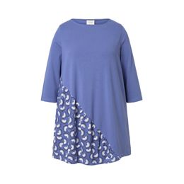 Ulla Popken Shirt Damen Gr&ouml;&szlig;e XXXL/4XL blau / wei&szlig;