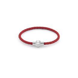 Philipp Plein Jewellery Armband 'Plein Tag' Herren Gr&ouml;&szlig;e S rot / silber