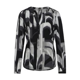 Street One Bluse Damen Gr&ouml;&szlig;e M grau / schwarz