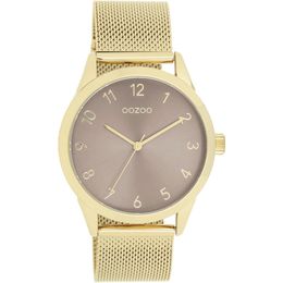 Oozoo Uhr Damen Gr&ouml;&szlig;e One Size beige / gold