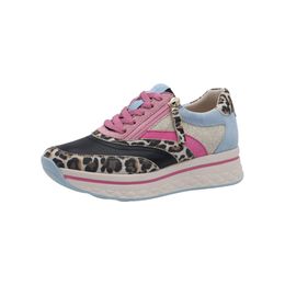 Tamaris Sneaker Damen Gr&ouml;&szlig;e 36 beige / himmelblau / pink / schwarz