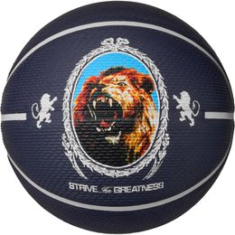 Nike Ball 'Playground 8P L James Deflated' Herren Gr&ouml;&szlig;e 7 azur / dunkelblau / braun / hellgrau