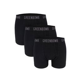 Greenbomb Boxershorts Herren Gr&ouml;&szlig;e XL schwarz