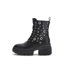 Guess Schn&uuml;rstiefelette 'Yarinie' Damen Gr&ouml;&szlig;e 35 schwarz Winterschuhe