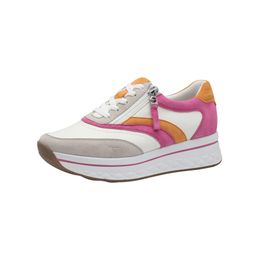 Tamaris Sneaker Damen Gr&ouml;&szlig;e 38 grau / orange / fuchsia / wei&szlig;