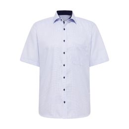 Eterna Hemd Herren Gr&ouml;&szlig;e XXL navy / himmelblau / wei&szlig;