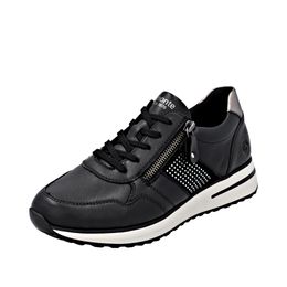 Remonte Sneaker Damen Gr&ouml;&szlig;e 38 schwarz / silber
