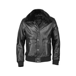 Bugatti Lederjacke 'BUWales' Herren Gr&ouml;&szlig;e L/XL schwarz