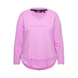 Ulla Popken Shirt Damen Gr&ouml;&szlig;e M/L orchidee / neonlila