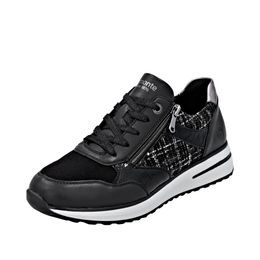 Remonte Sneaker Damen Gr&ouml;&szlig;e 39 schwarz / silber / wei&szlig;