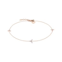 Tamaris Fu&szlig;schmuck Damen Gr&ouml;&szlig;e One Size rosegold / transparent
