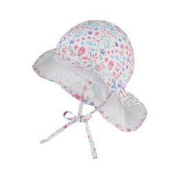 Sterntaler Sonnenhut M&auml;dchen Gr&ouml;&szlig;e 43 blau / lila / pink / wei&szlig;