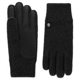 Roeckl Strickhandschuhe 'FELTED WOOL' Damen Gr&ouml;&szlig;e L schwarz